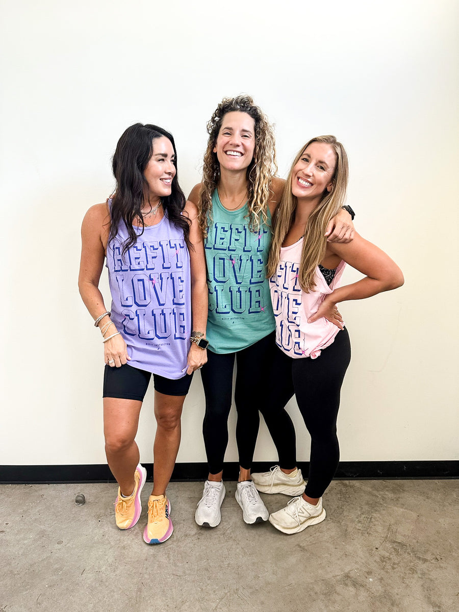 REFIT Love Club Tank - Pink (INSTRUCTORS ONLY) – REFIT® Revolution