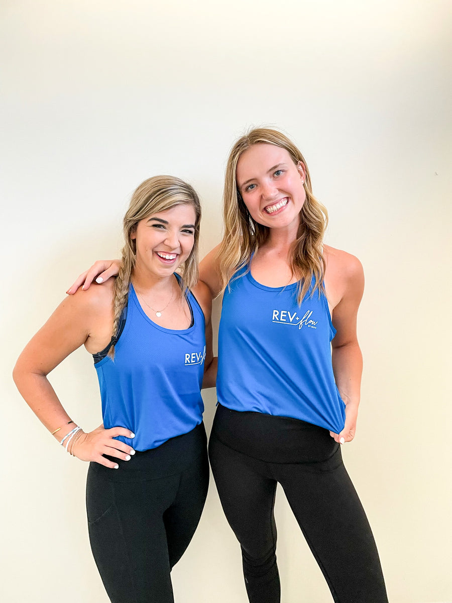 REV+FLOW Logo Performance T-Back Tank – REFIT® Revolution