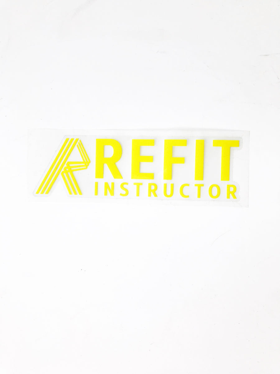 REFIT Instructor Decal (INSTRUCTORS ONLY) – REFIT® Revolution